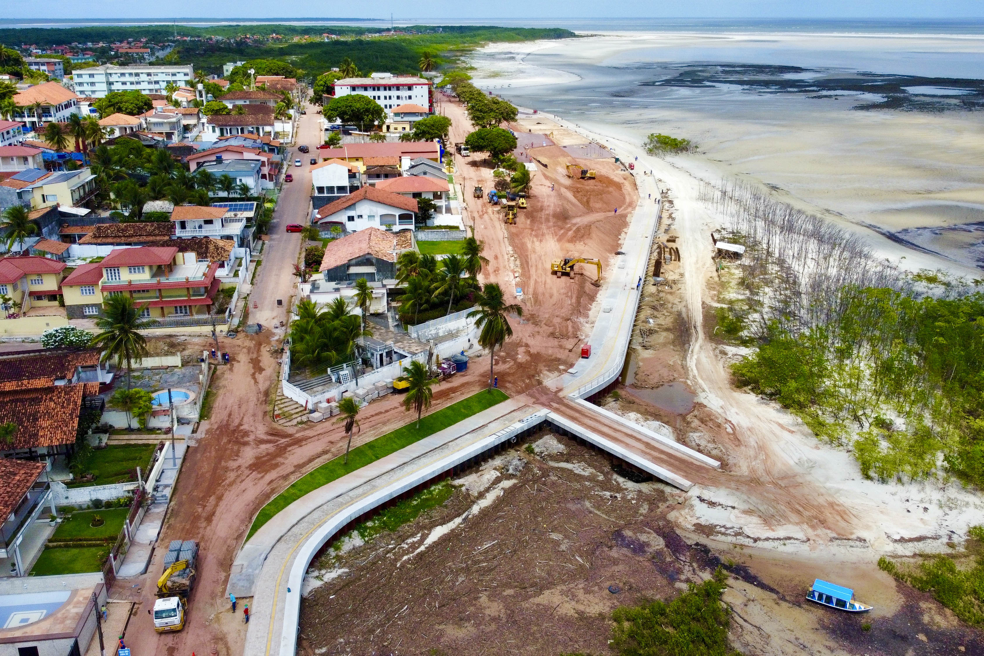Obras Orla do Maçarico - Salinópolis | Agência Pará